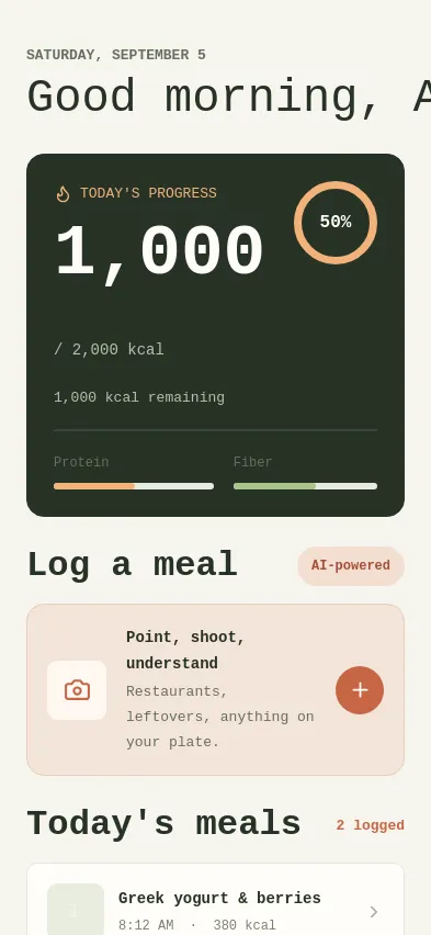 SnapCalorie Coach