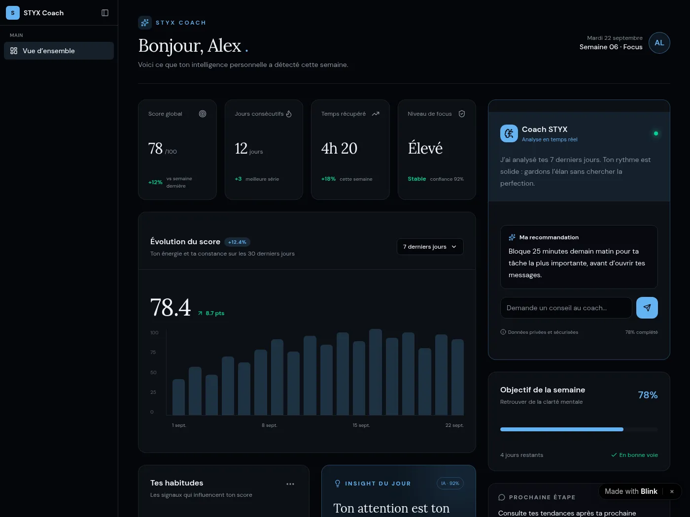 Smart Coach Dashboard