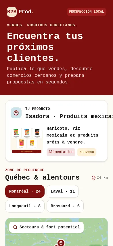 B2B Prod. Client Finder