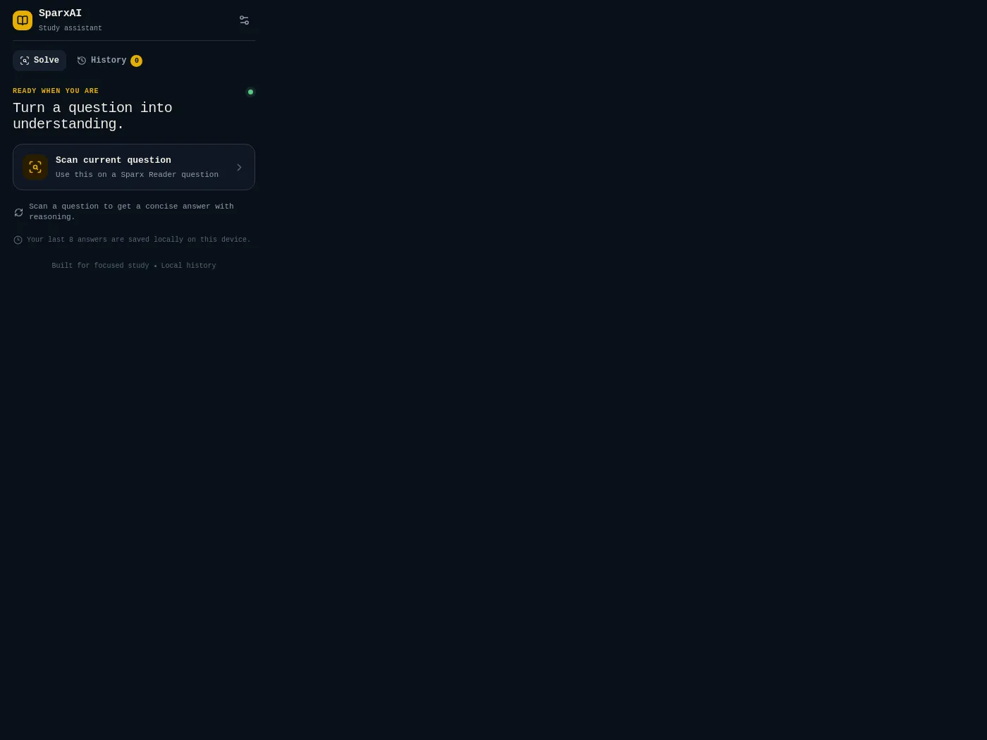 SparxAI Study Assistant