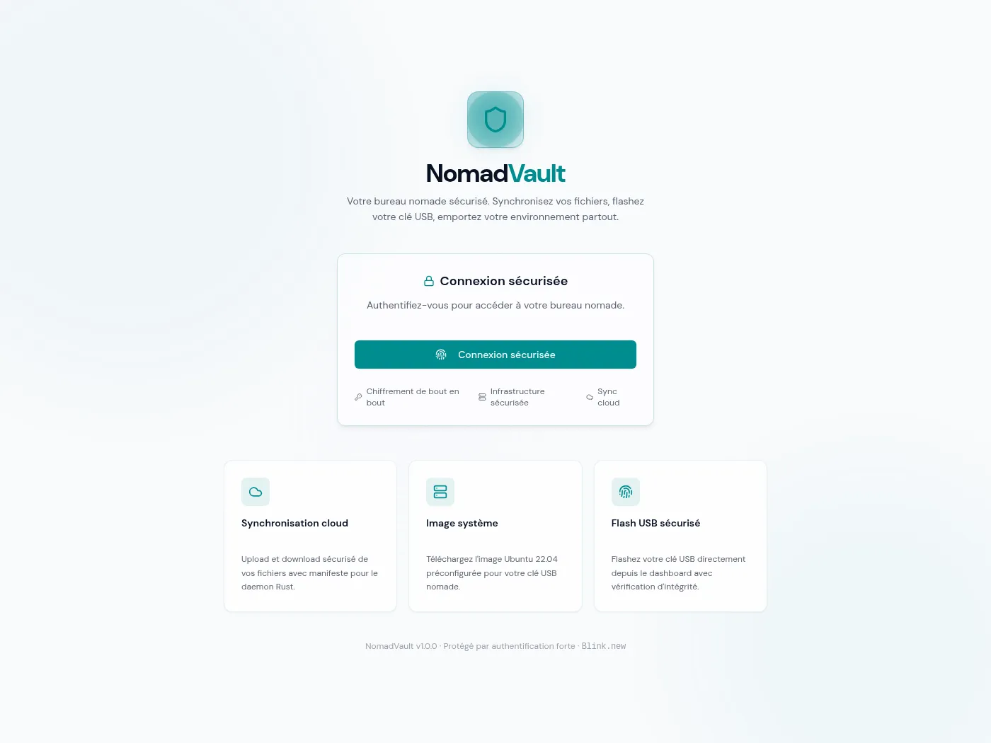 NomadVault Secure Workspace