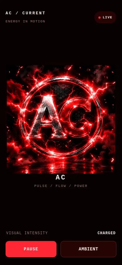 Pulsing AC Animated App