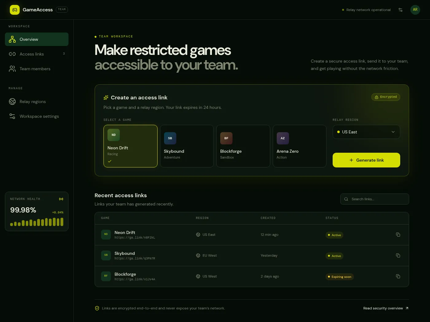 GameAccess Proxy