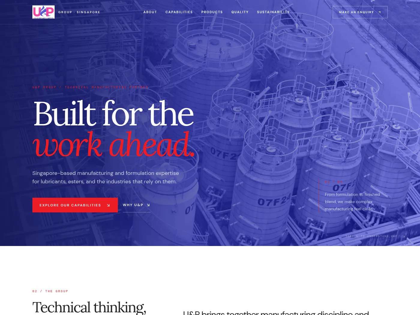 U&P Group Corporate Site