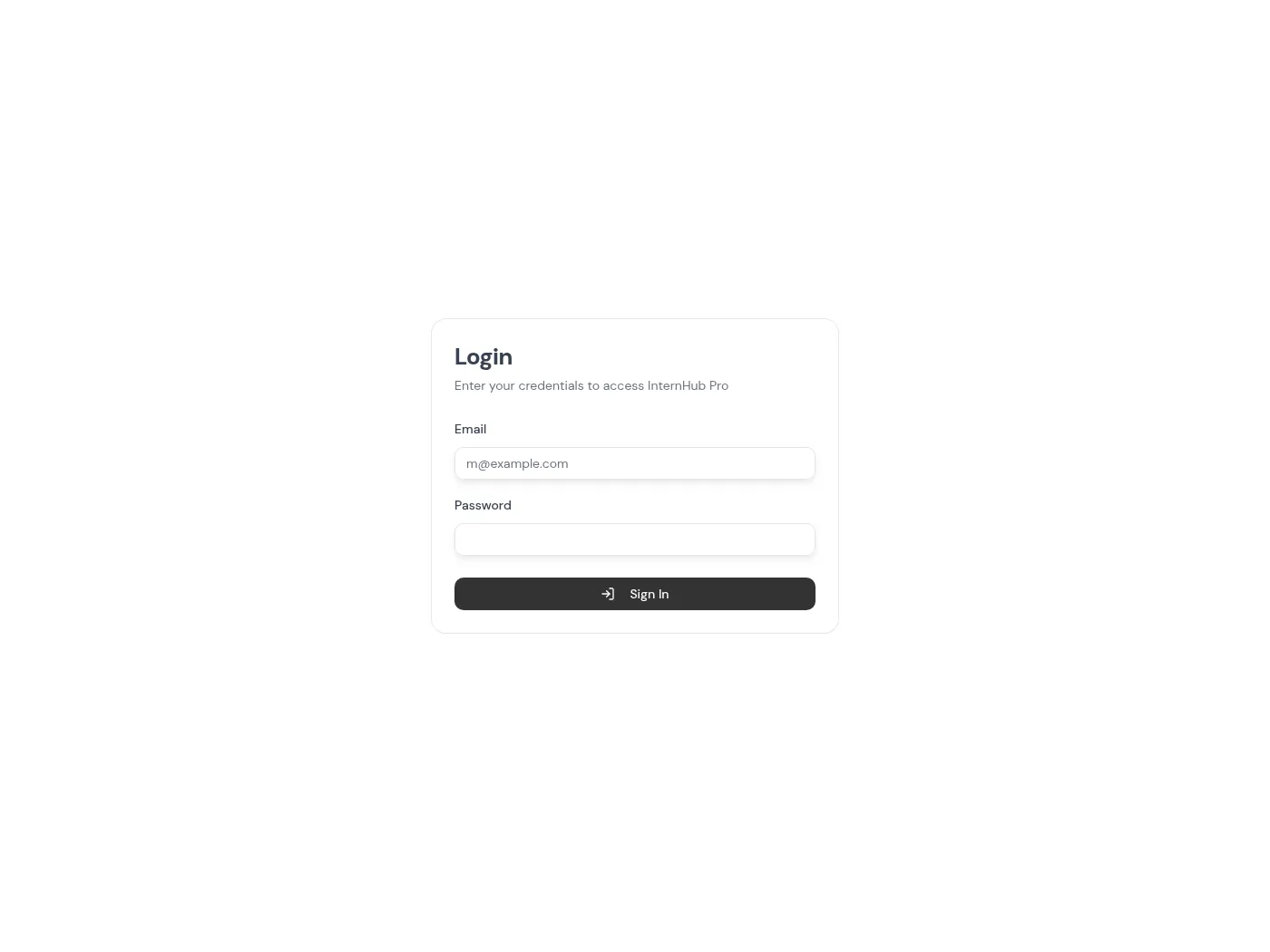 InternHub Pro