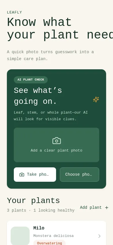 Plant Health AI Mobile
