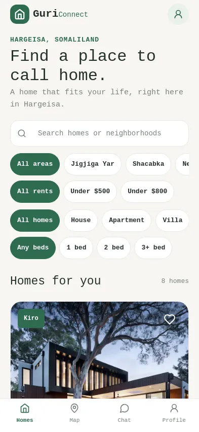 GuriConnect Mobile Housing App