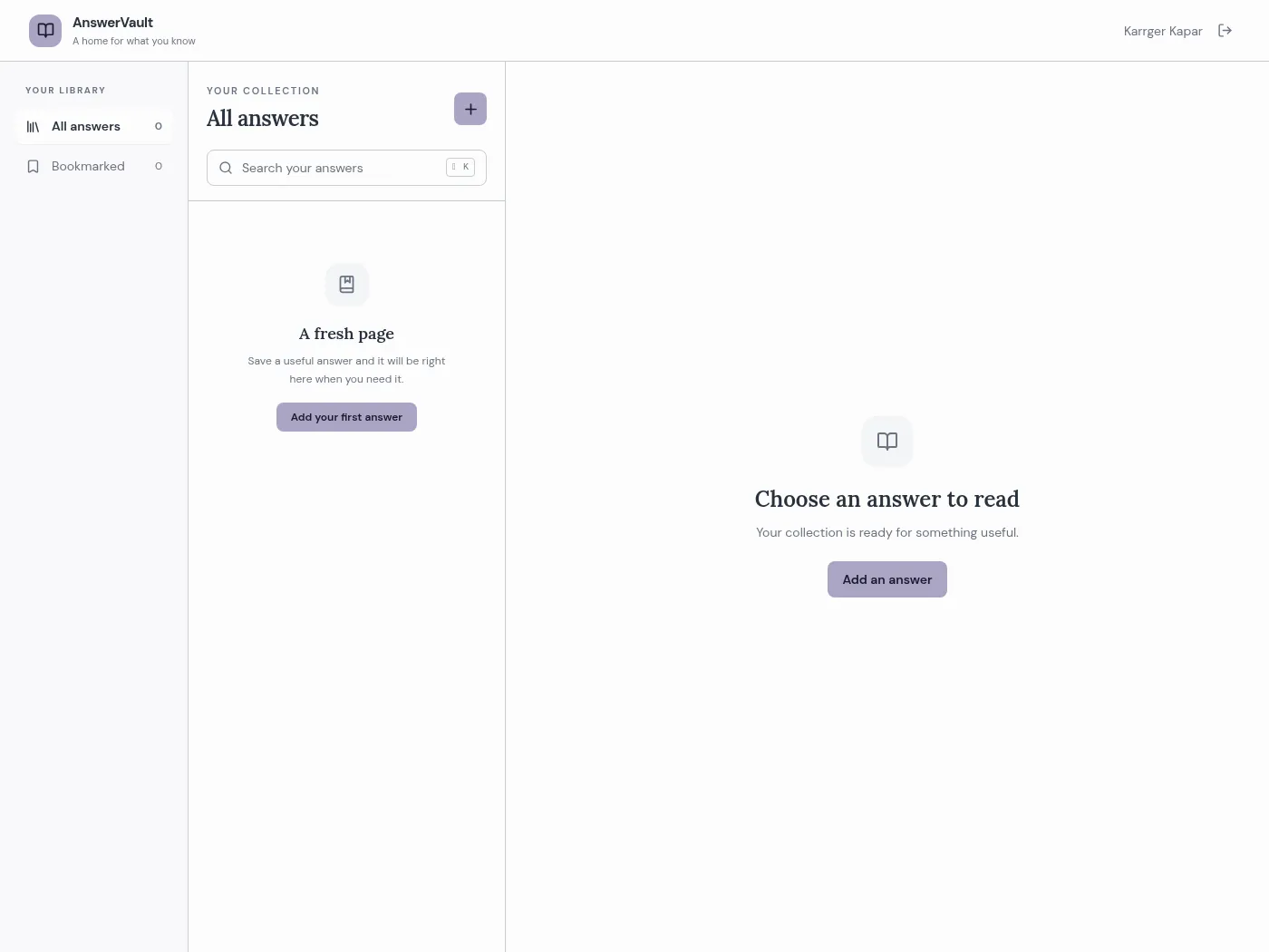 AnswerVault