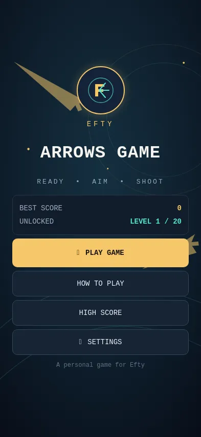 Efty Arrows Game