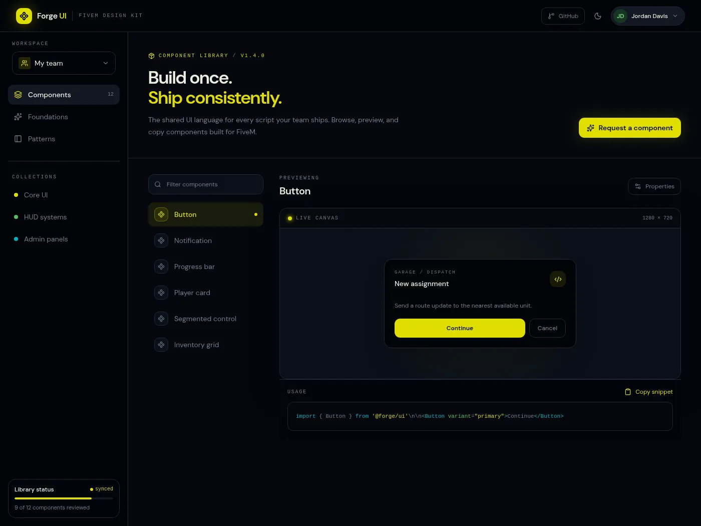 FiveM UI Design Kit