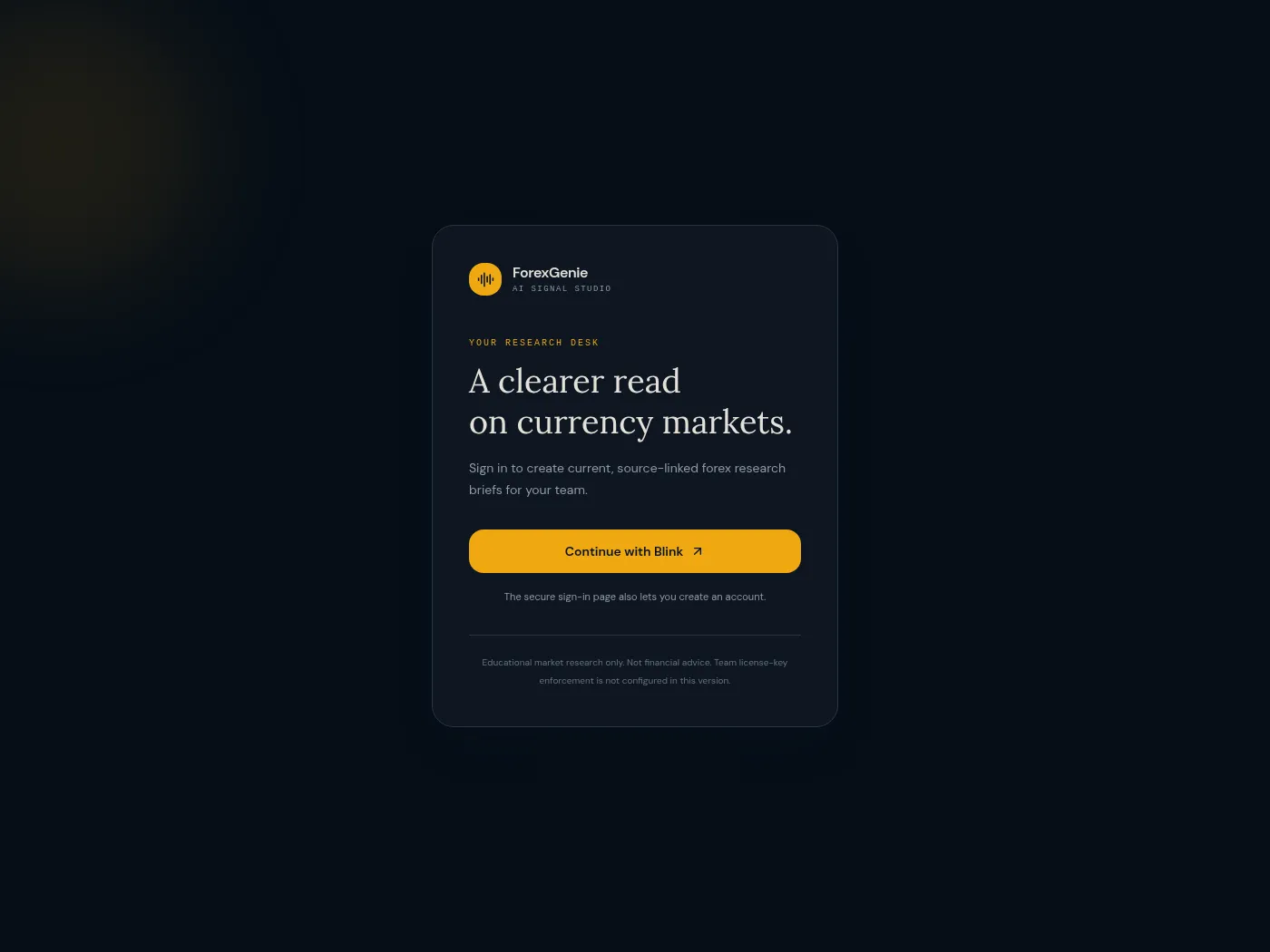 ForexGenie AI Signals