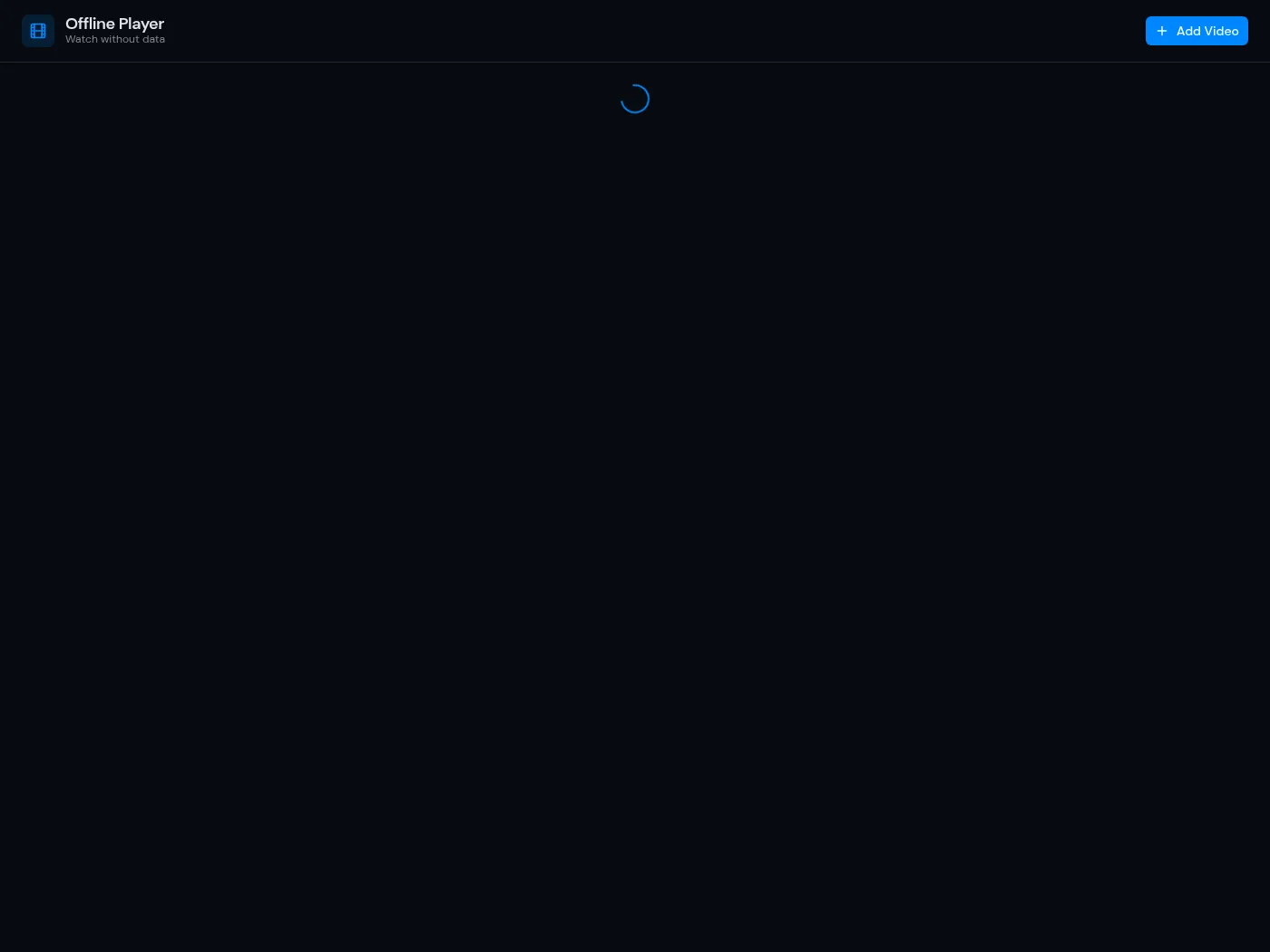 Offline Video Player