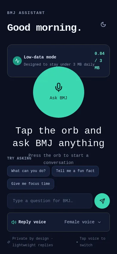 BMJ Voice Assistant