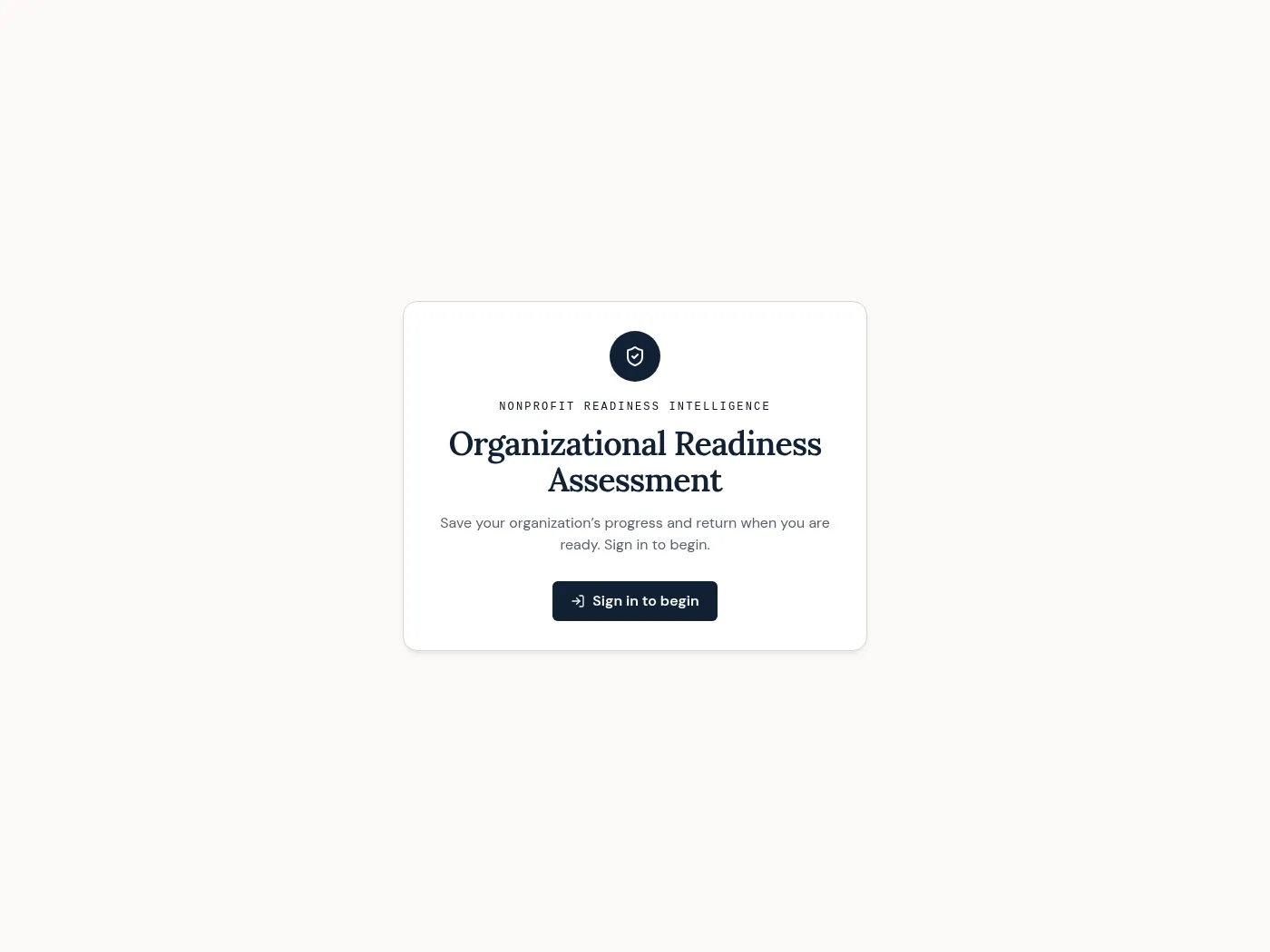 NRI Readiness App