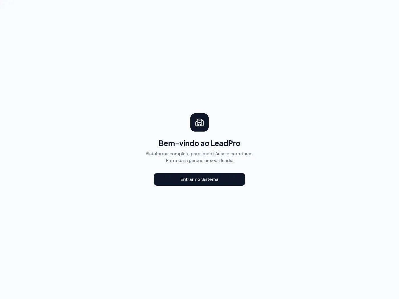 LeadPro Imobiliário SaaS