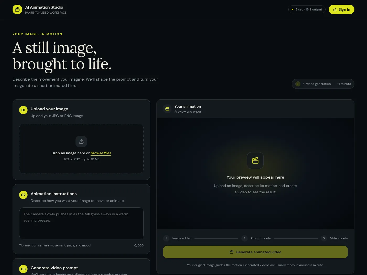 AI Animation Studio