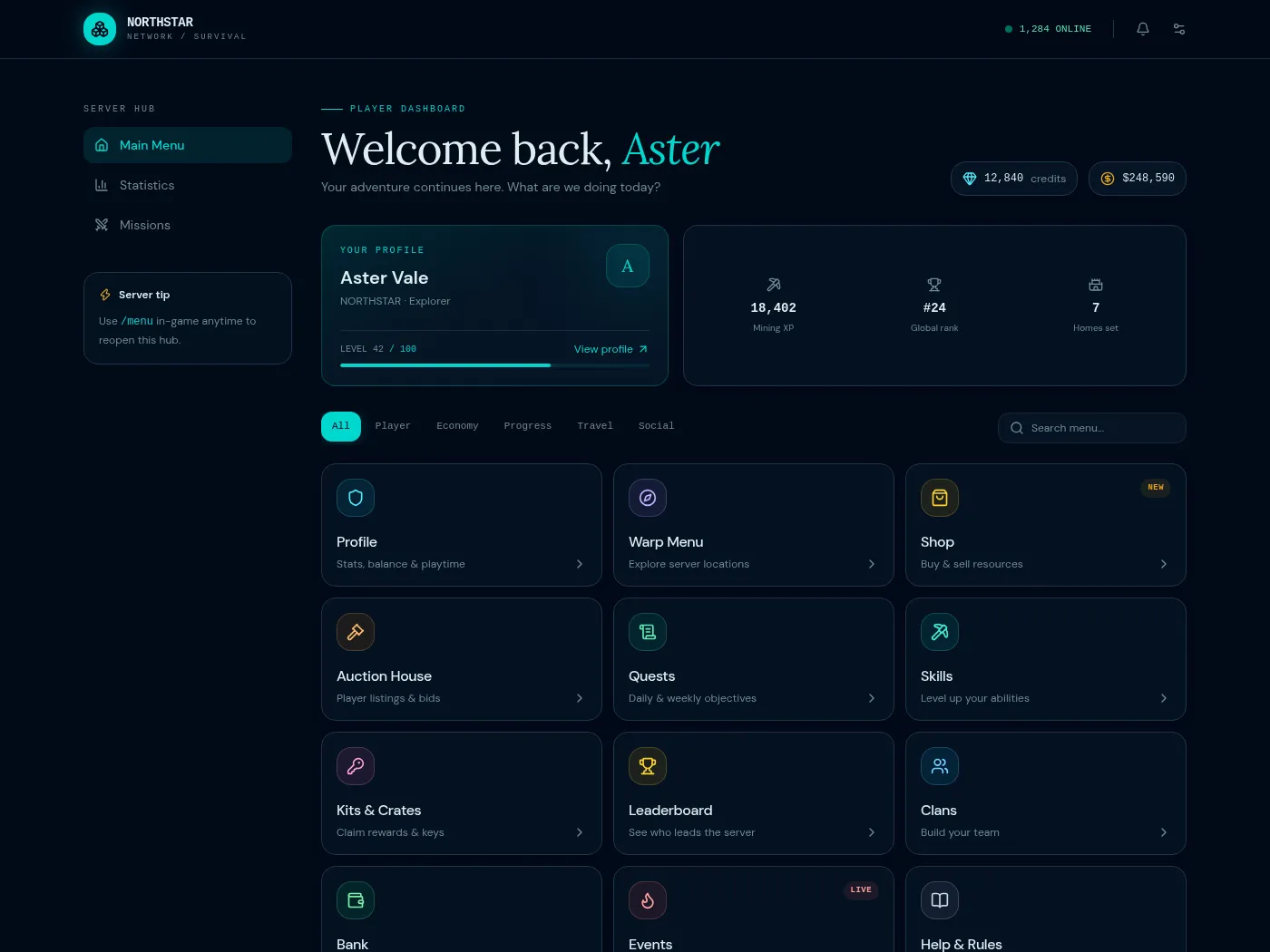 ServerGUI Hub