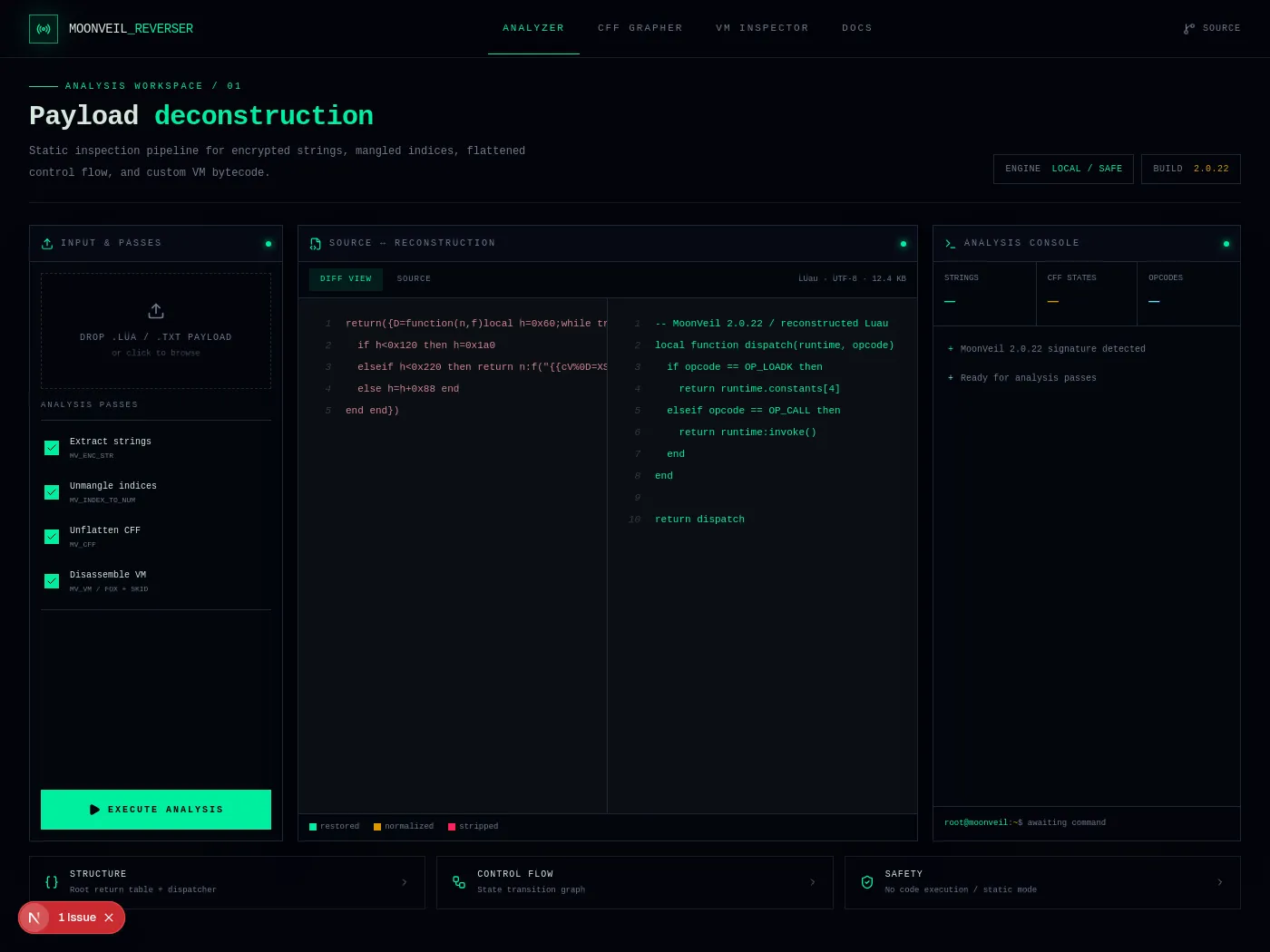 MoonVeil Deobfuscator Suite
