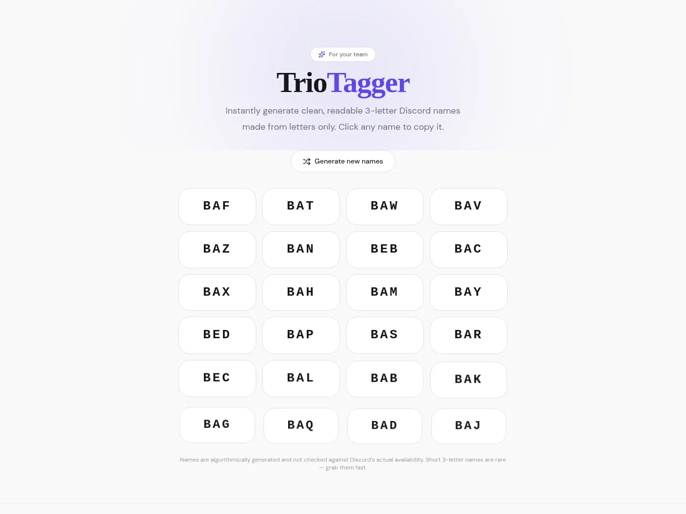 TrioTagger