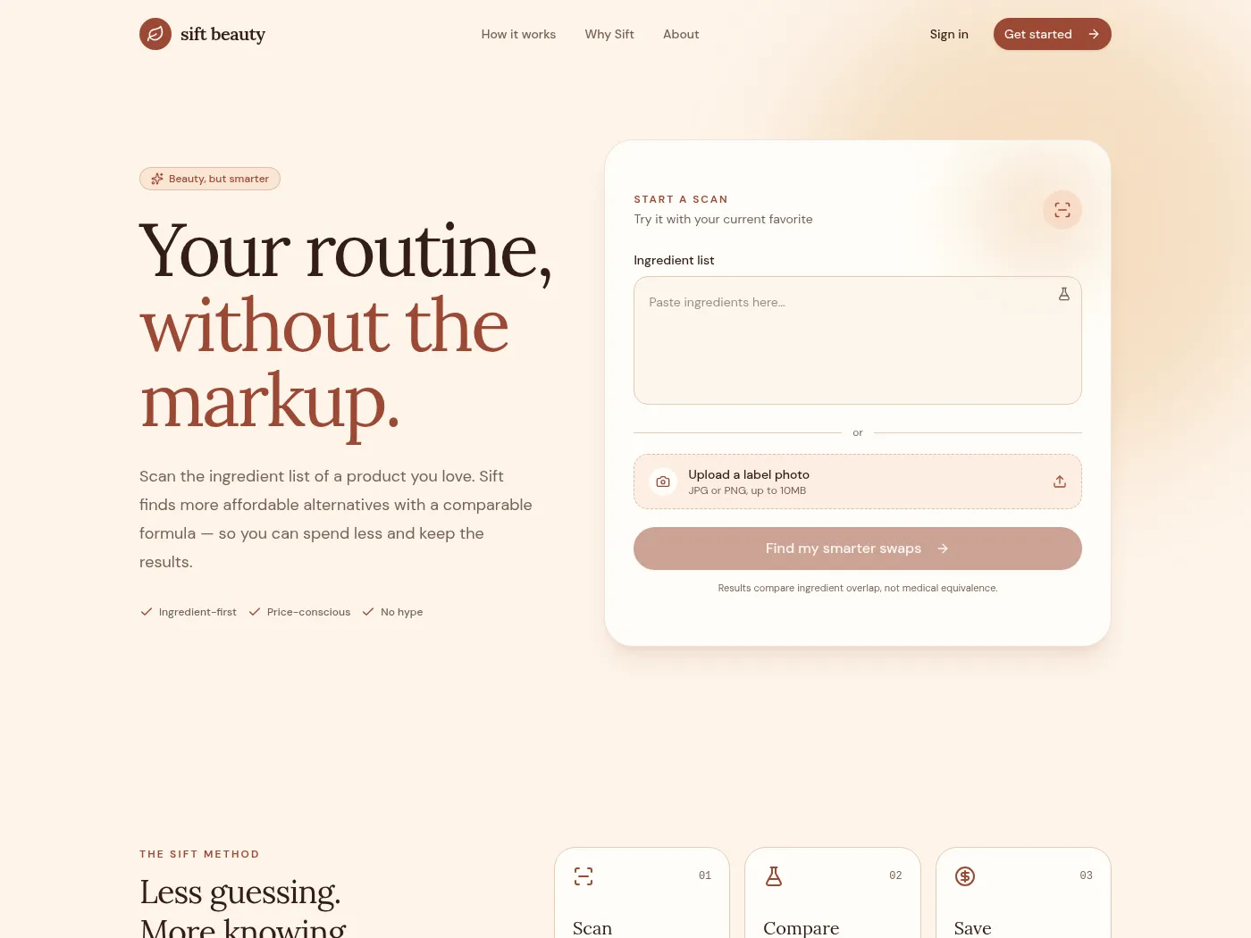 Beauty Swap Scanner