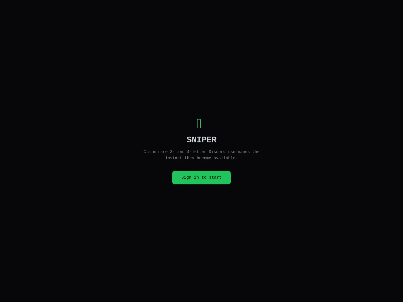 Discord Username Sniper