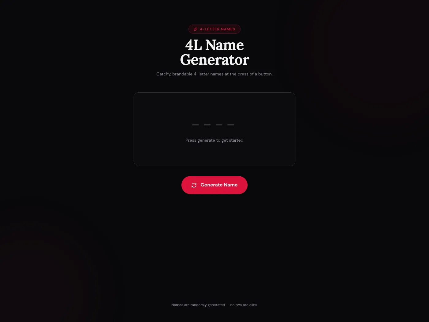 4L Name Generator