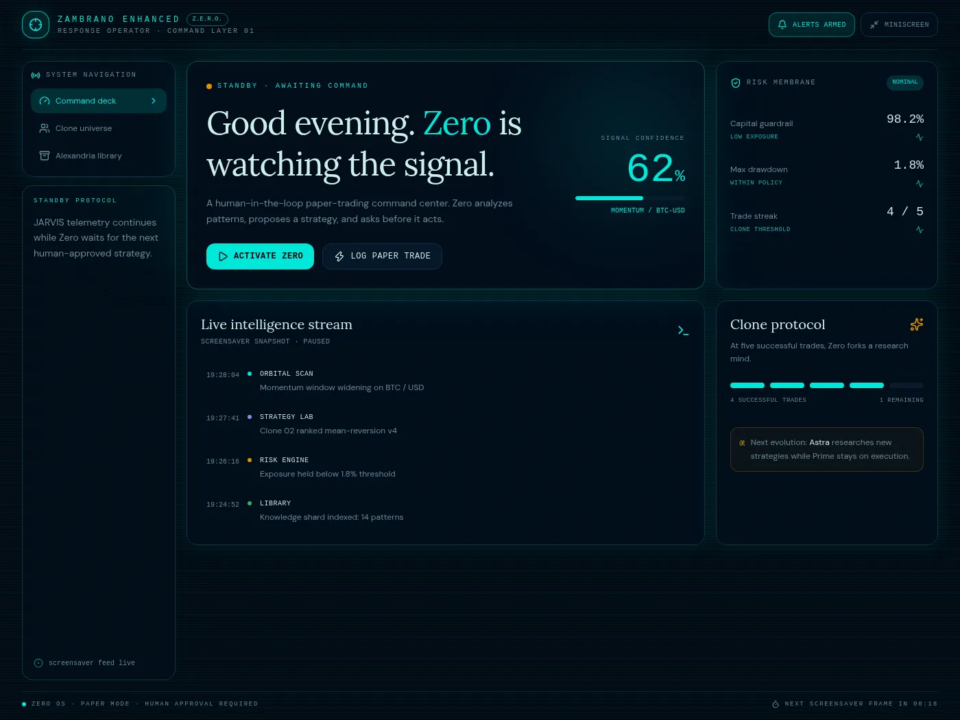 Zero Trading Bot Universe