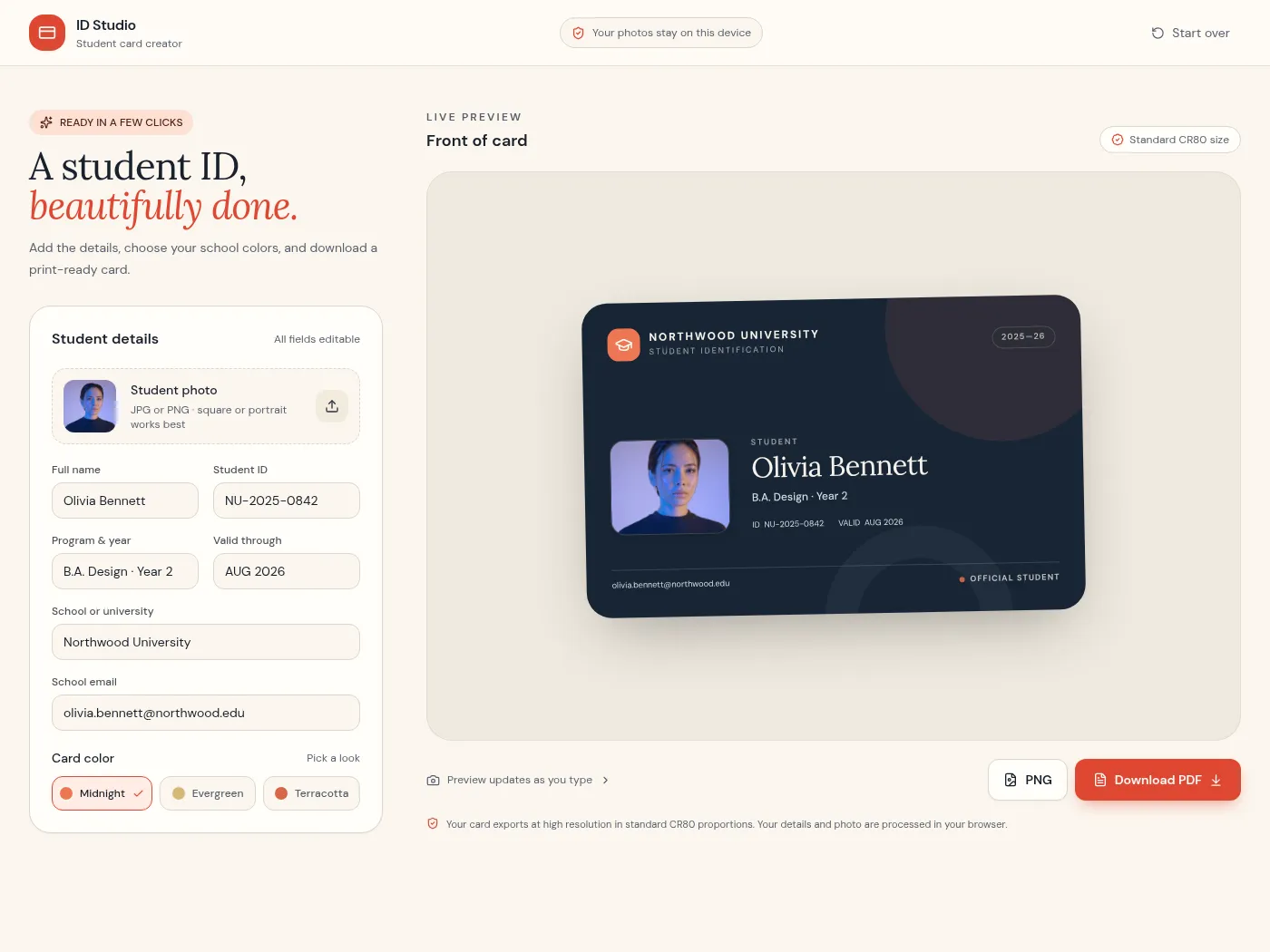 ID Card Creator