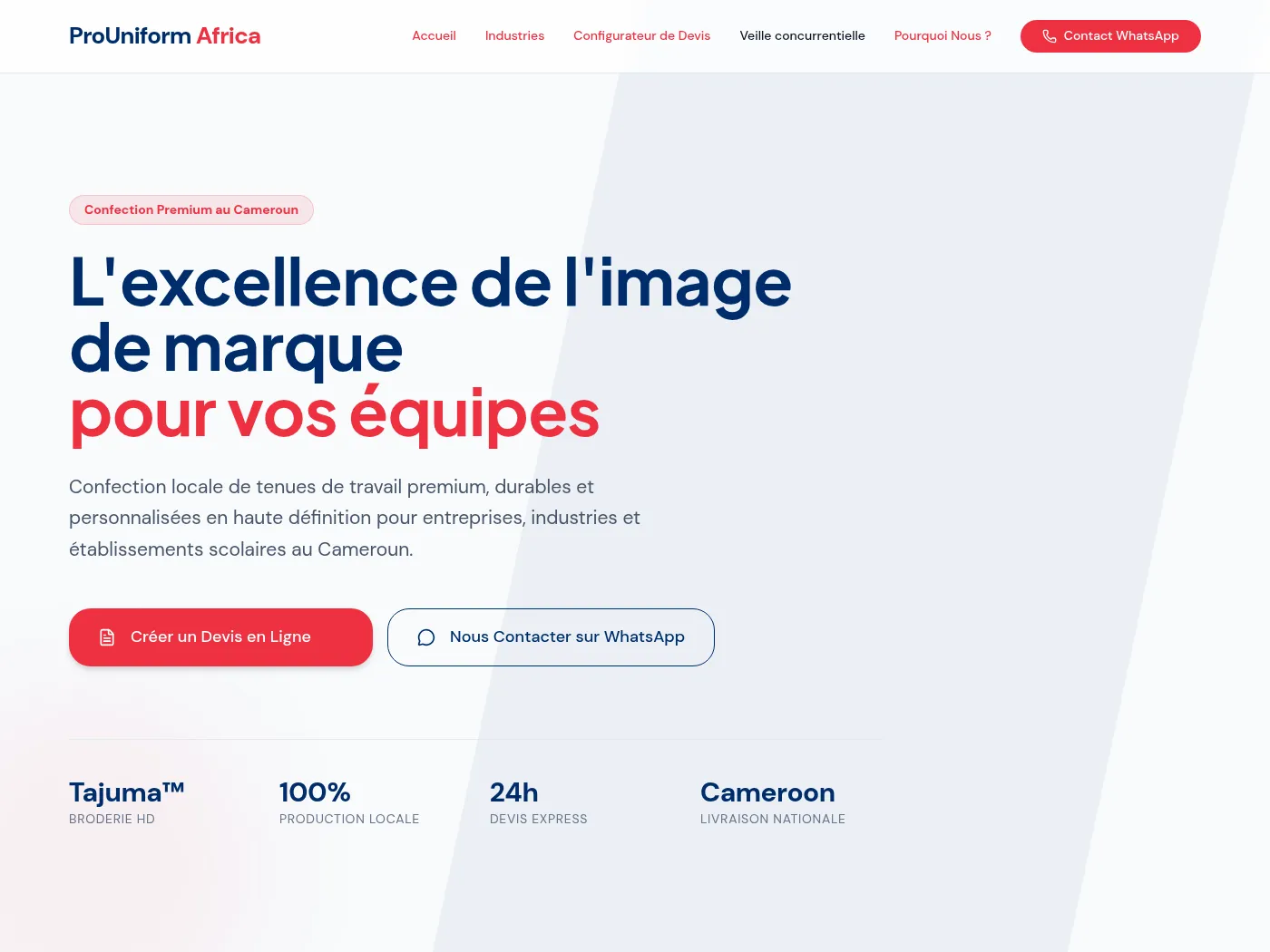 ProUniform Africa Web App