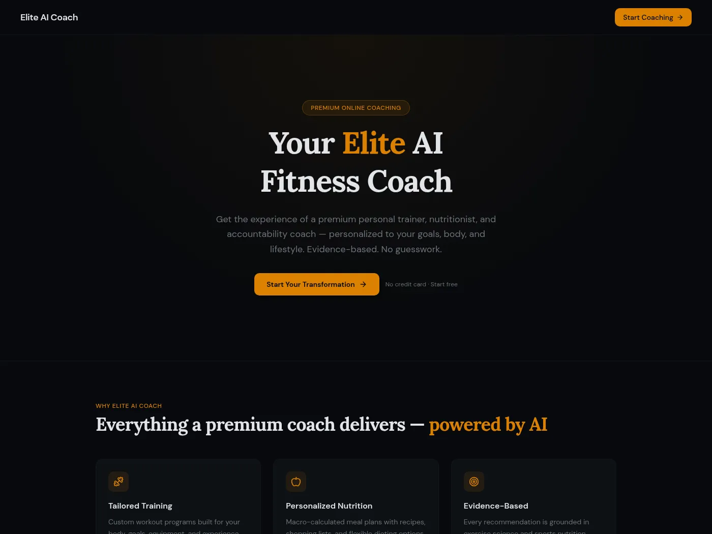 Elite AI Coach