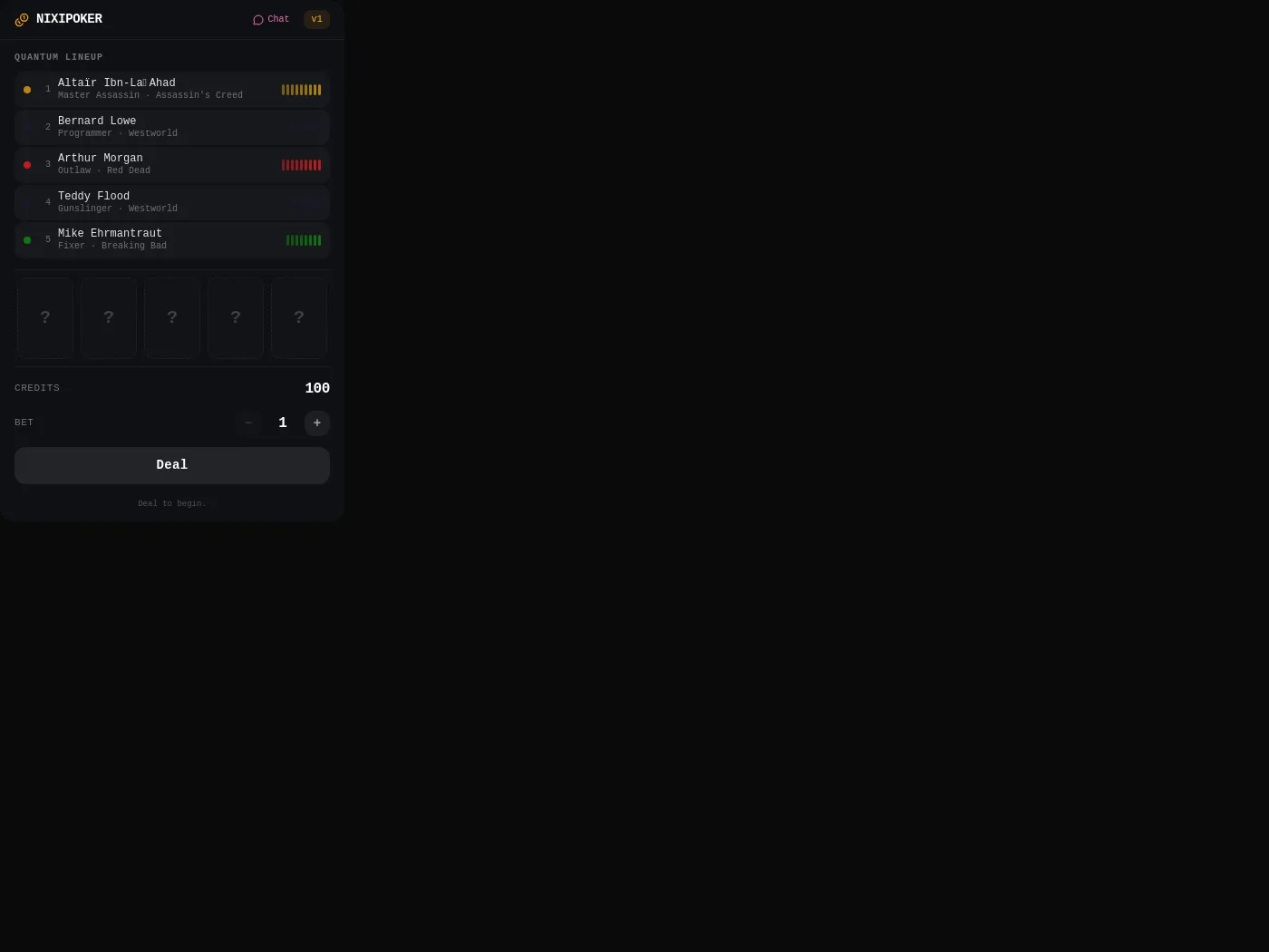 NIXIPOKER Extension