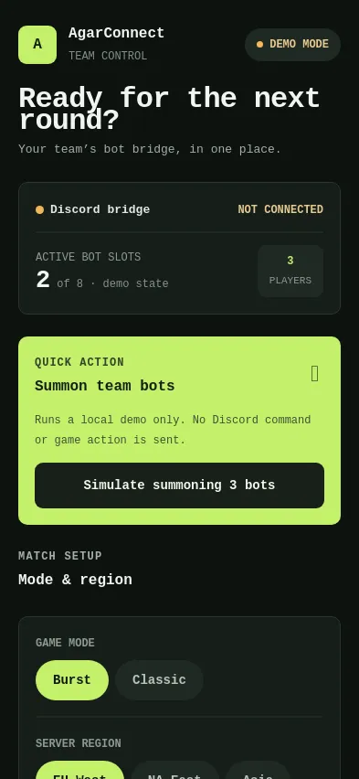 Agario Team Companion