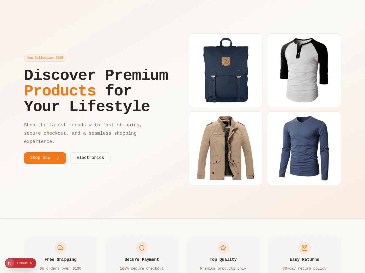 NextShop Ecommerce Frontend