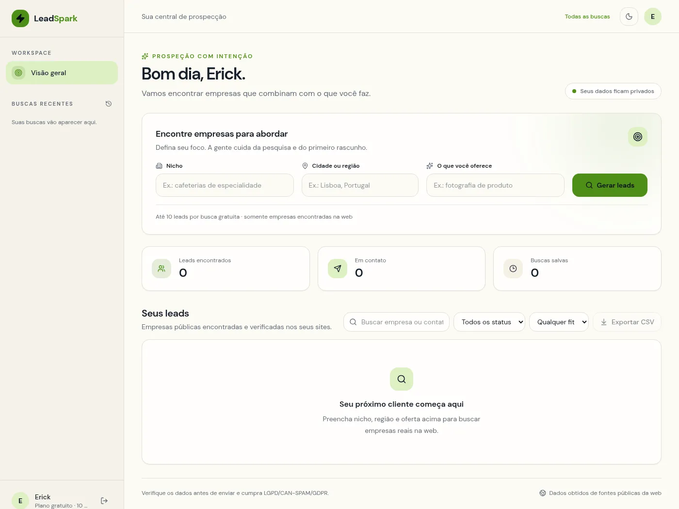 LeadSpark Lead Generator