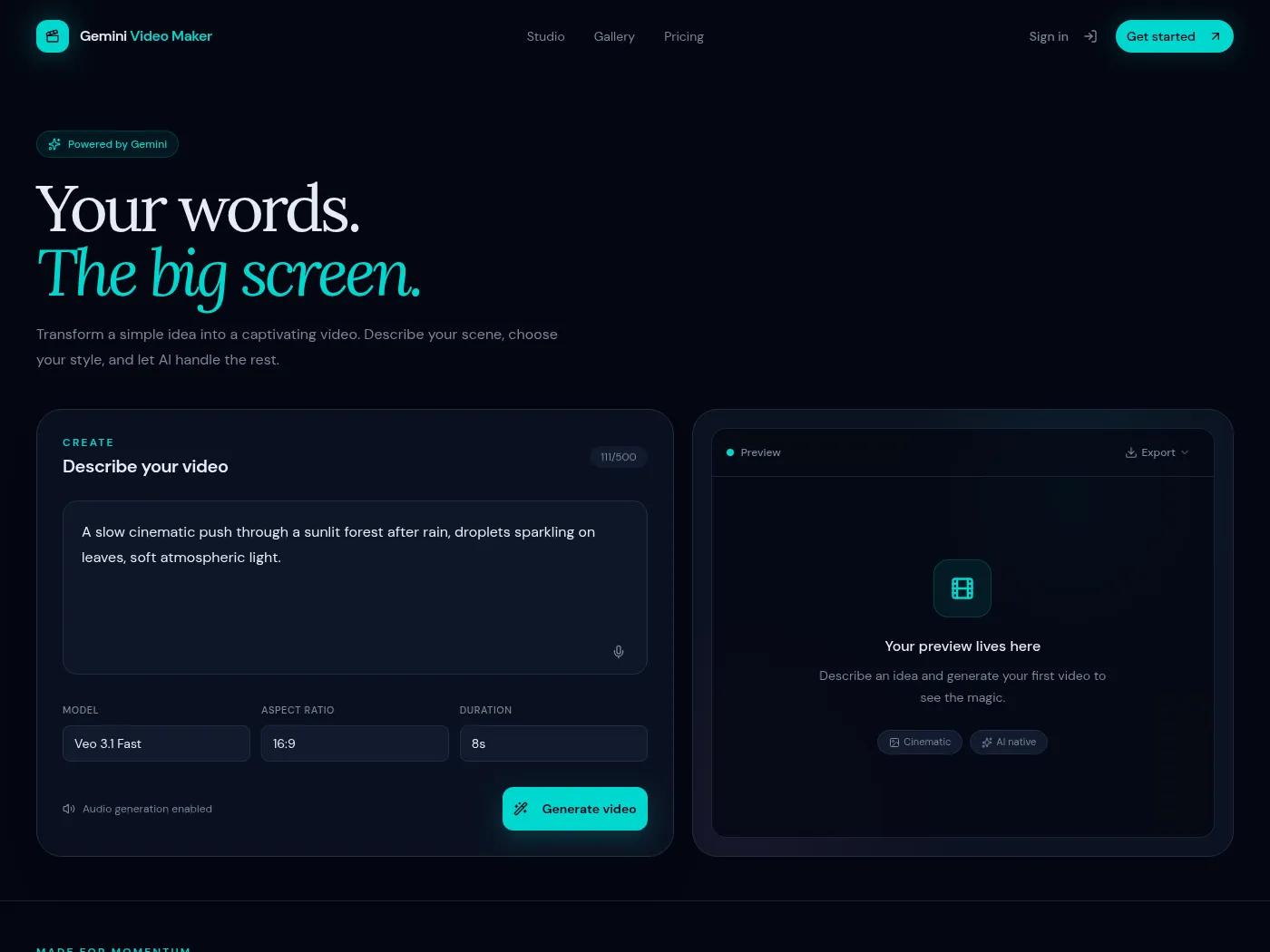 Gemini Video Maker