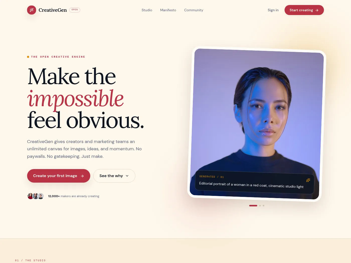 CreativeGen Open