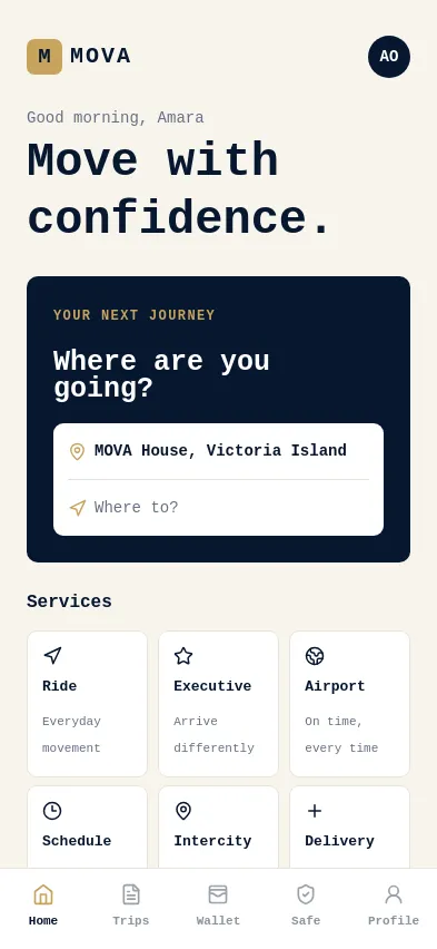 MOVA Mobility Platform