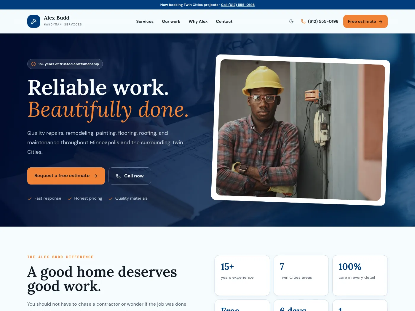 Alex Budd Handyman Site