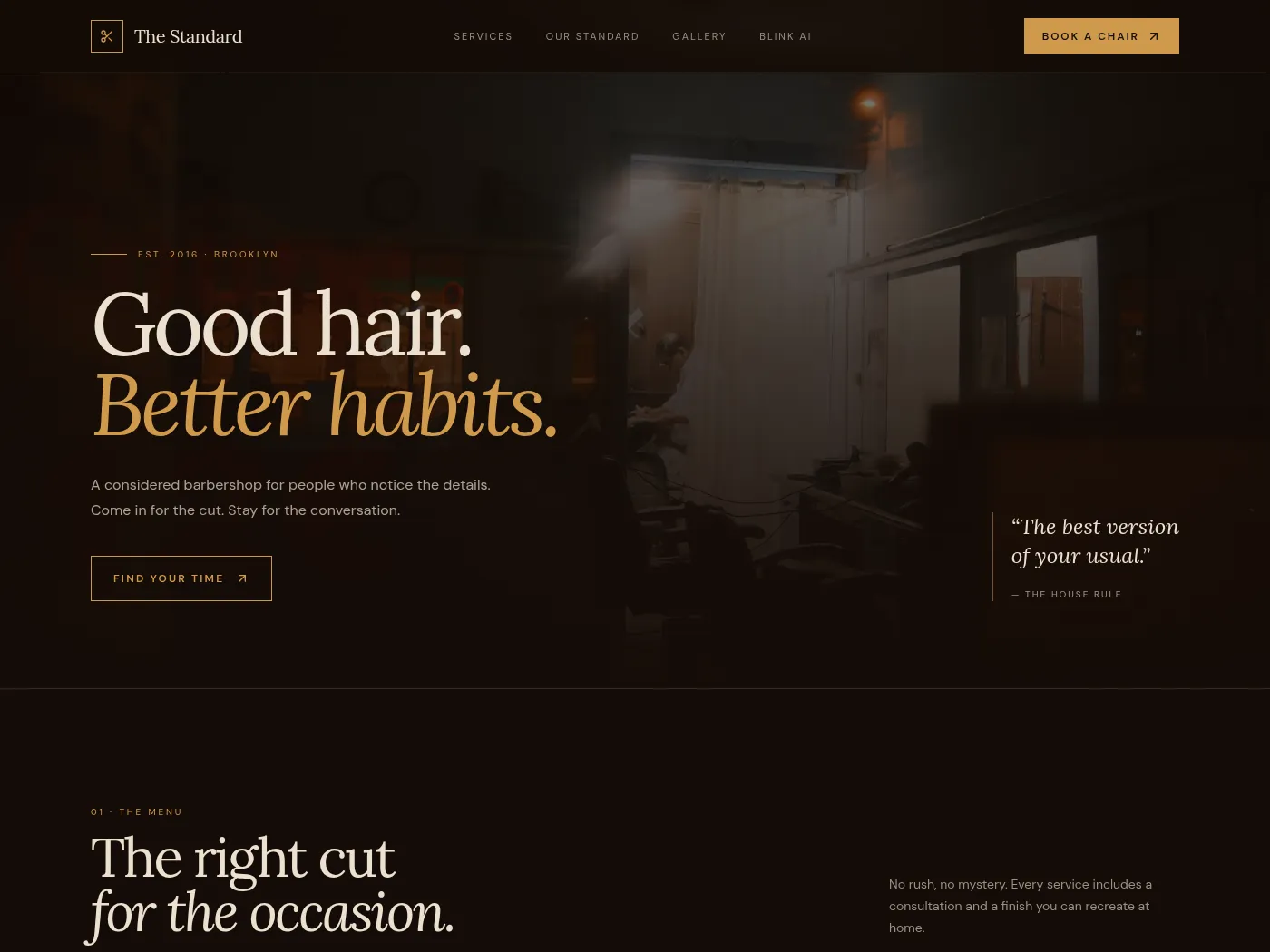 BarberBooker Website