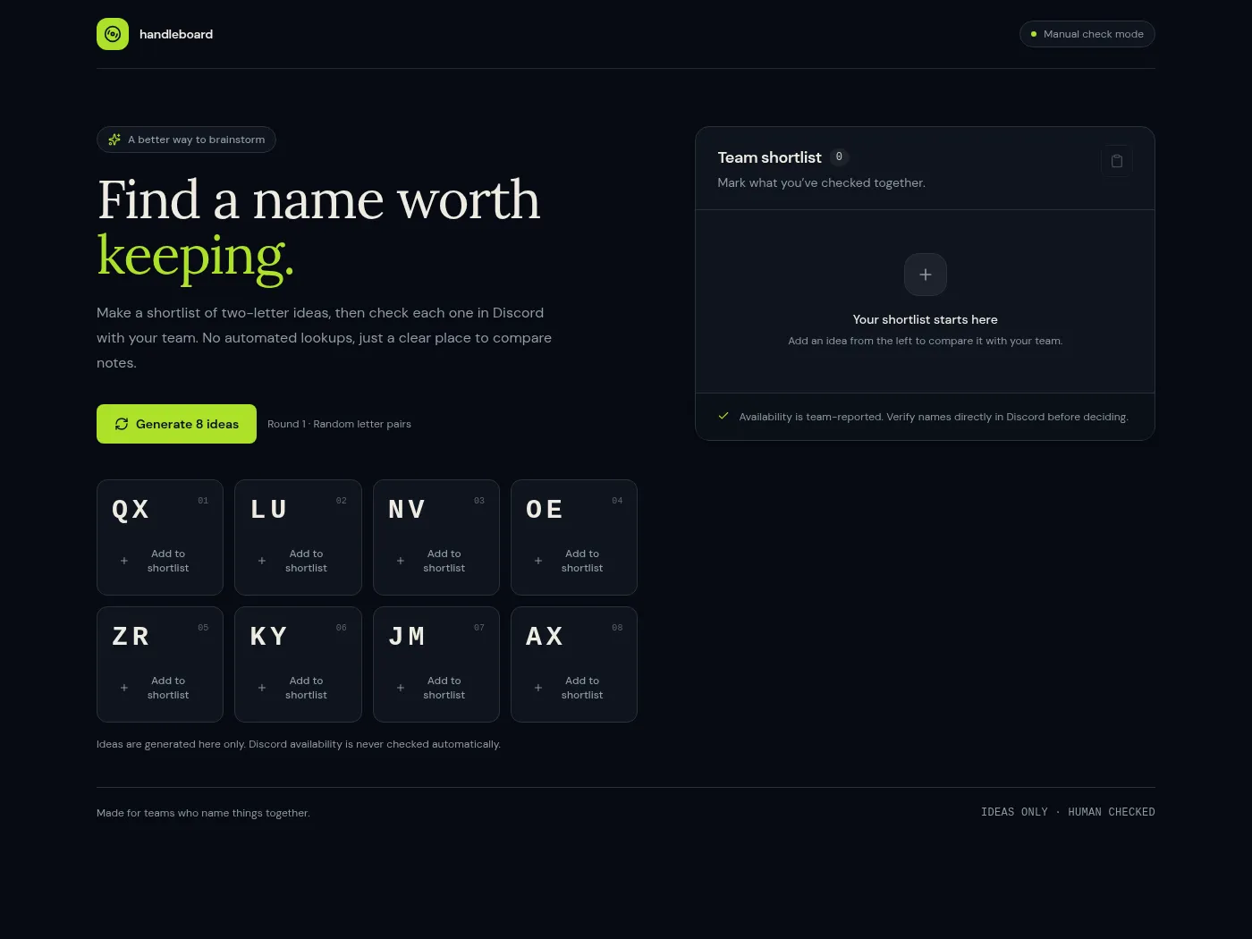 Discord Handle Hunter