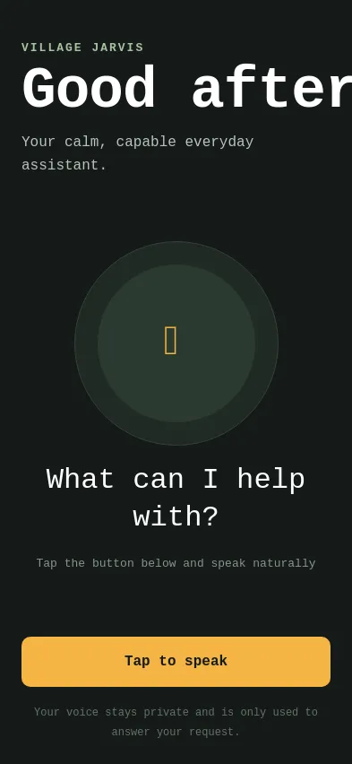 Village Jarvis Mobile Assistant