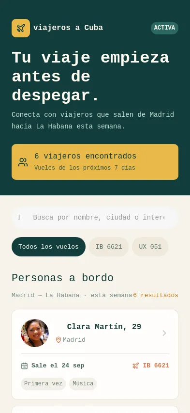 Viajeros a Cuba