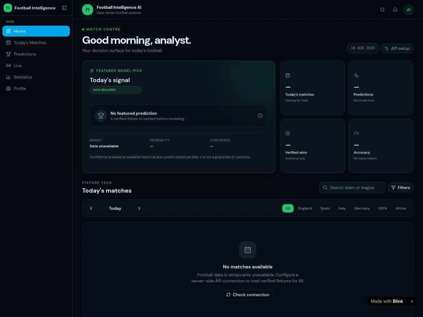 Football Intelligence AI