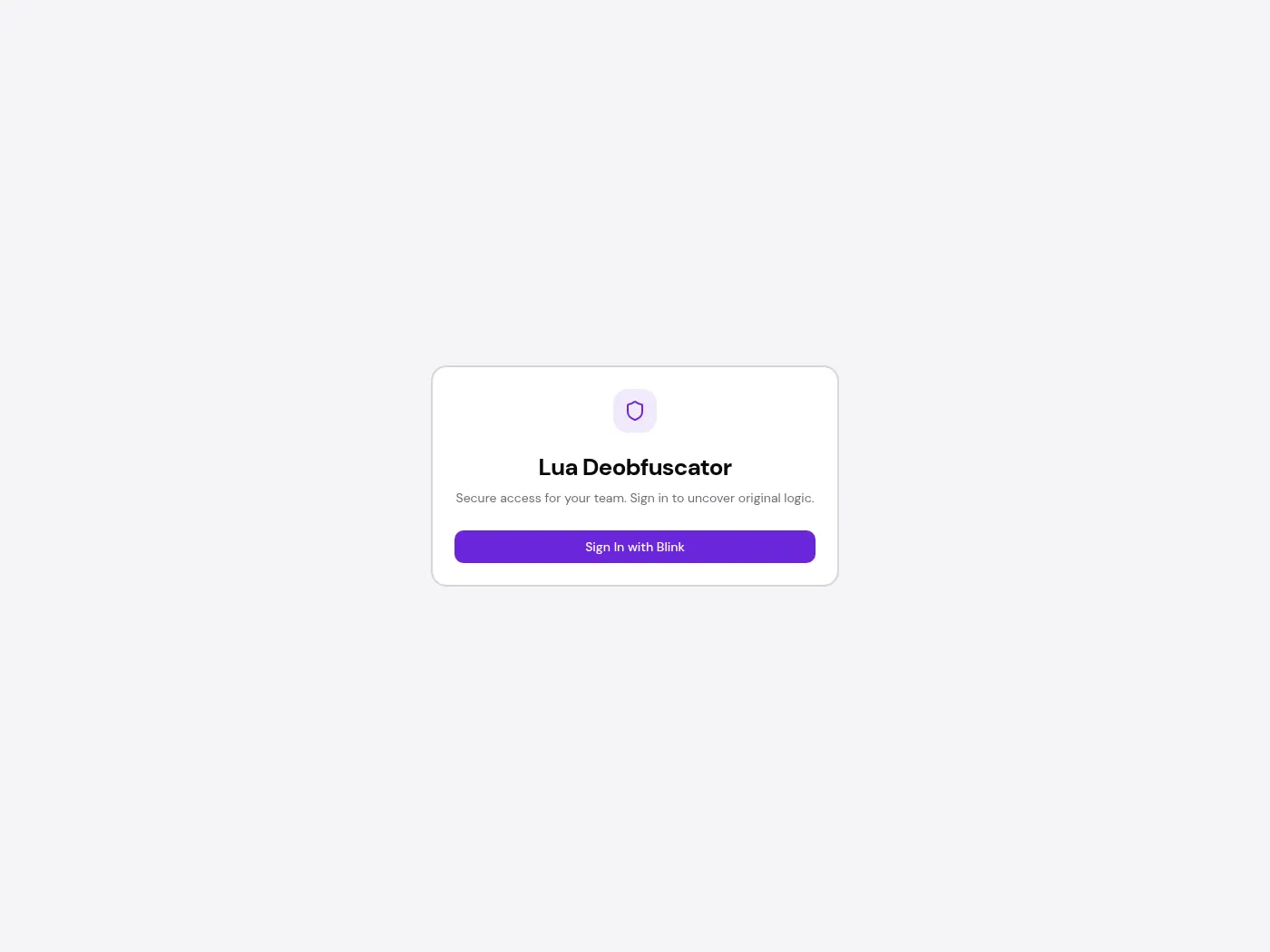 Lua Deobfuscator Web