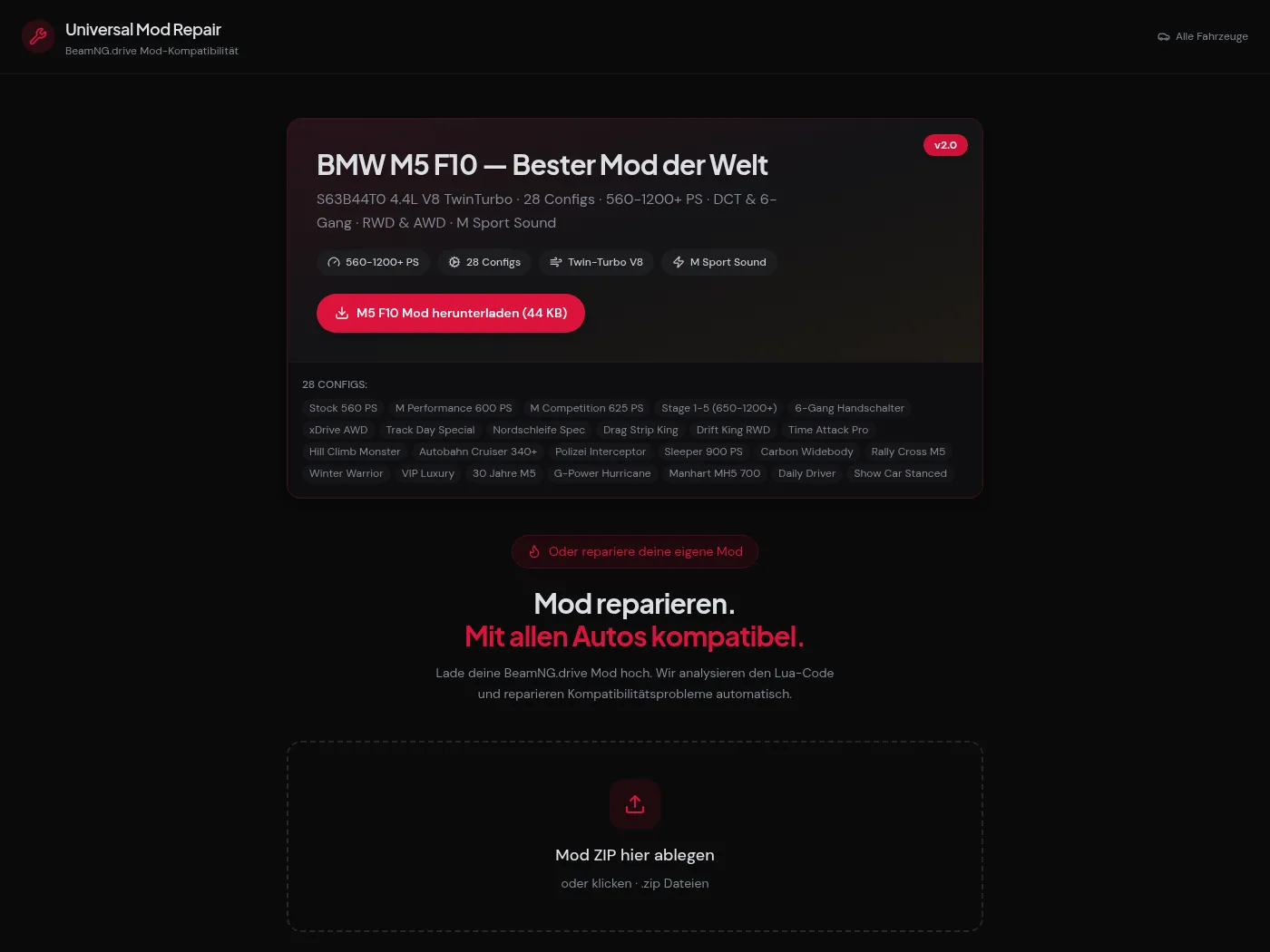 Universal Mod Repair