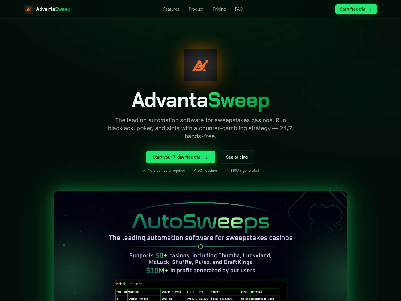 Autosweeps Site Revamp