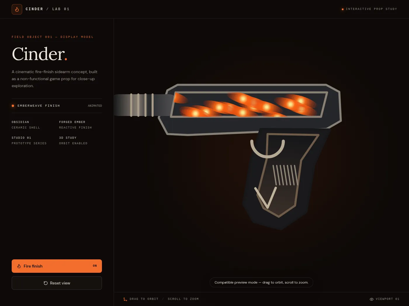 FireSkin Silent Pistol 3D