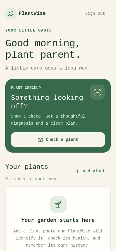 PlantWise AI Mobile