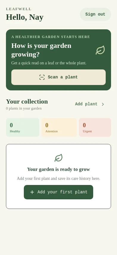 Plant Health AI App