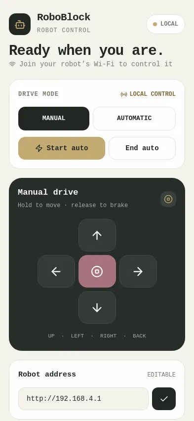RoboBlock Companion App